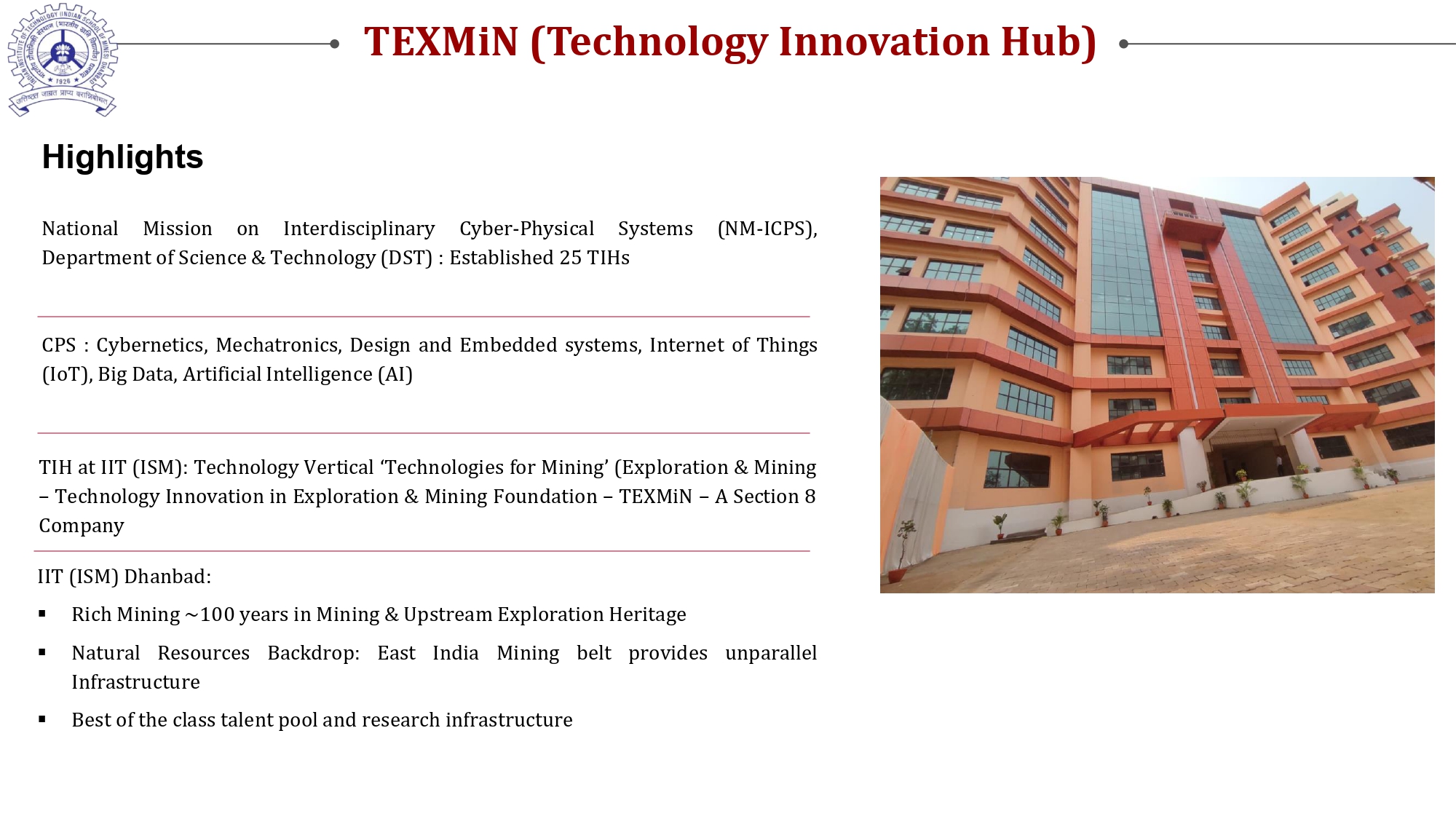 IIT(ISM) Dhanbad | Research and Development